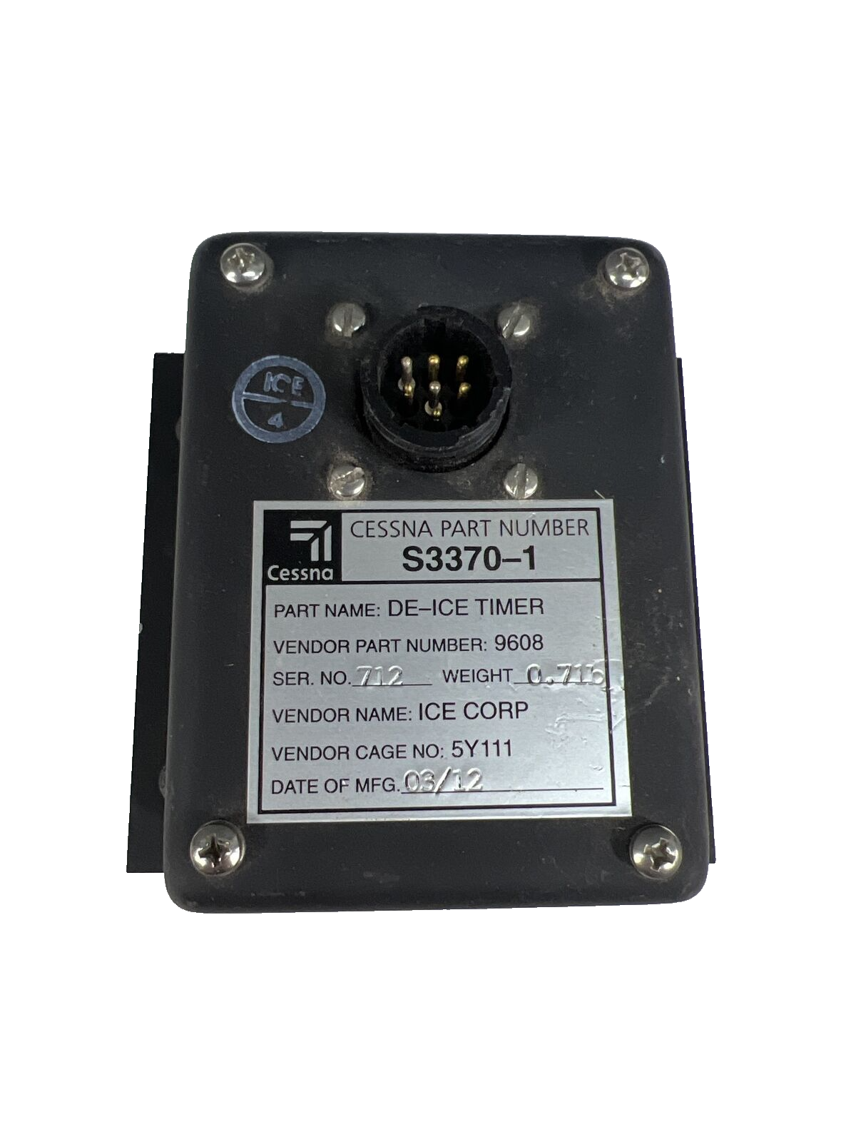 Cessna S3370-1 De-Ice Timer – Airplane Parts and Service