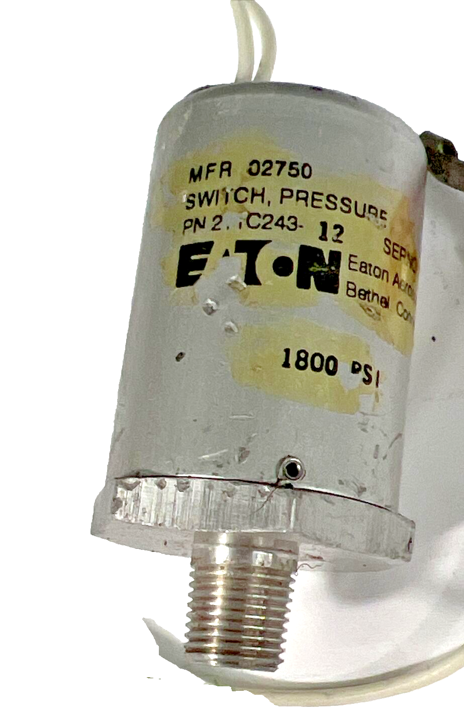 Eaton Pressure Switch 211C243-12 Piper 587-847 – Airplane Parts and Service