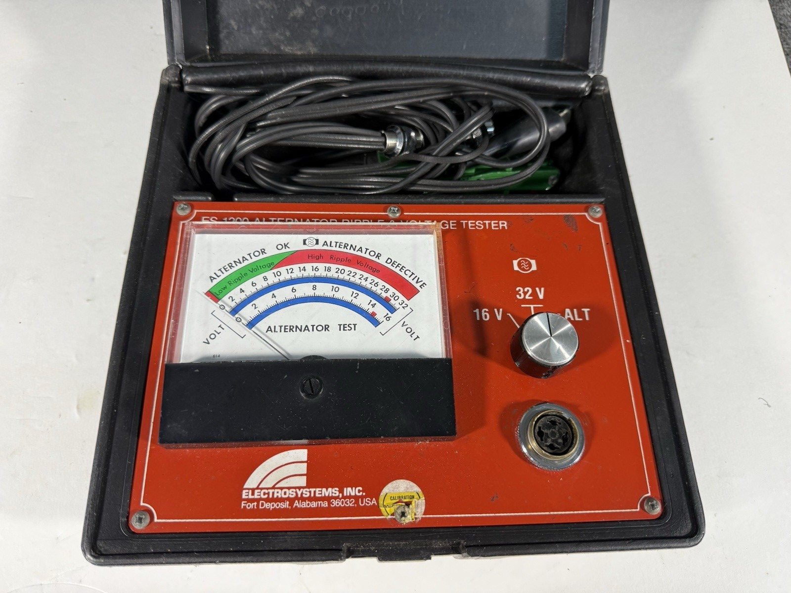 Electrosystems ES 1200 Alternator Ripple and Voltage Tester – Airplane ...